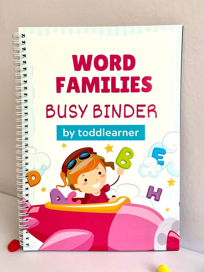 Word Families Learning Book for Kids: Build Early Reading and Phonics ...